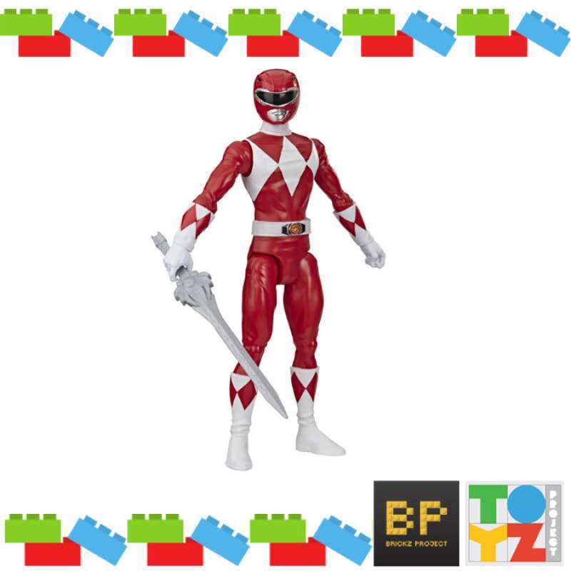Jual Power Rangers Mighty Morphin Red Ranger 12-inch Action Figure Di ...