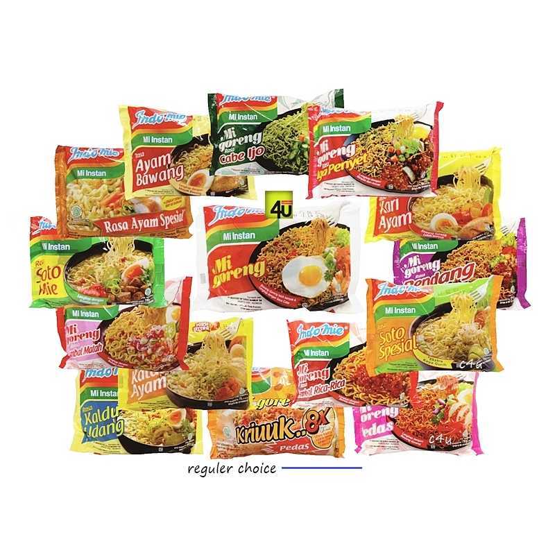 Jual Indomie - Mie Instan Indonesia - 1 bks REGULER - SAMBAL MATAH di ...