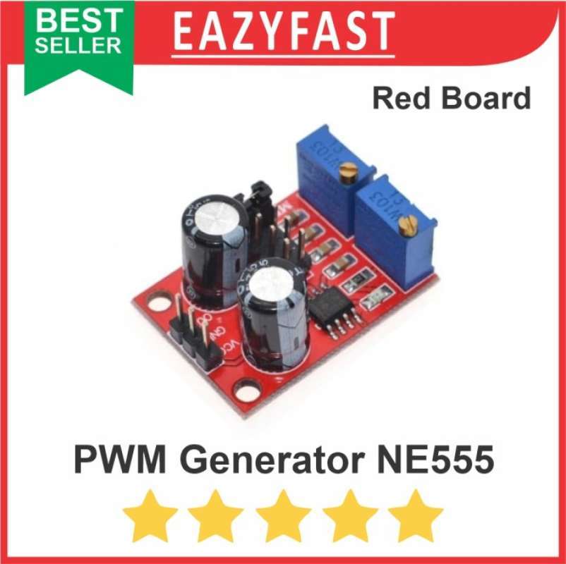 Jual NE555 Pulse Generator Frequency Duty Cycle PWM Square TImer Module di Seller Eazyfast_Store ...