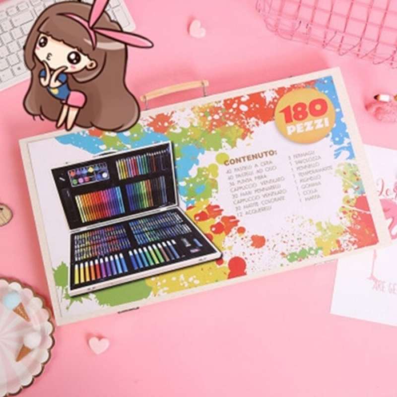 Jual Alat mewarnai/1 set menggambar/Peralatan mewarnai - Multicolor ...