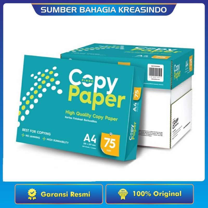 Jual Kertas Hvs 75 Gram Ukuran A4 Di Seller Sbkstore Kantor Blibli