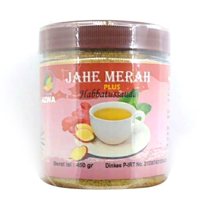 Jual Jahe Merah Original Azwa Plus Habbatussauda Bubuk Minuman ...