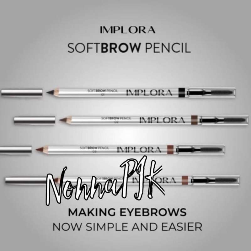 Jual Pensil Alis Implora SoftBrow ( Eyebrow Pencil + Spoolie ) di ...