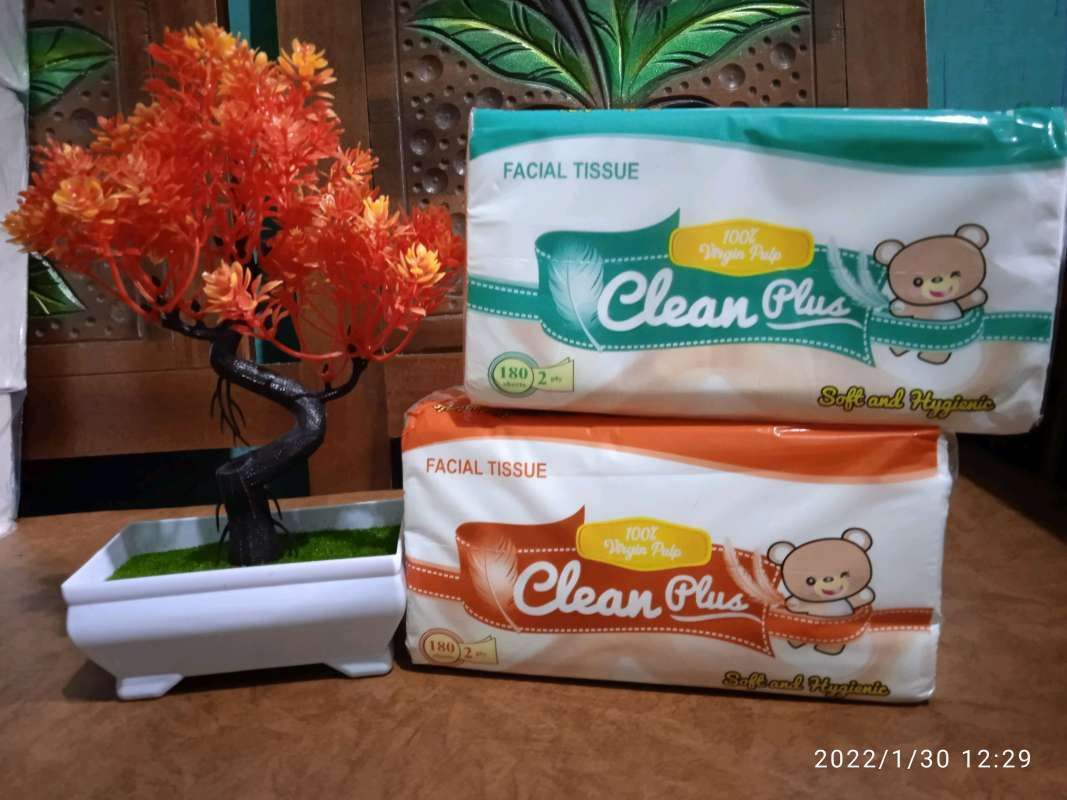 Jual Clean Plus 180sheet Tissue Facial 60 pcs - Setara Nice 180sheet ...