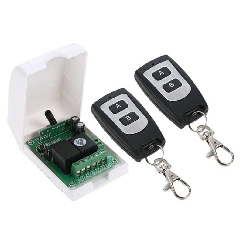 Promo Wireless Remote Control Relay Long Range DC 12V Receiver with 2 ...