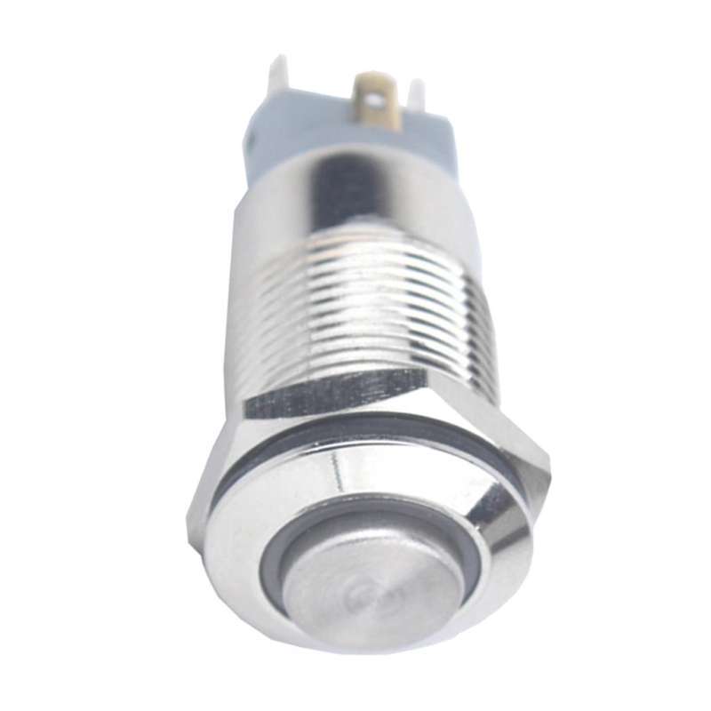 Promo 12mm Ring Light Metal Push Button Switch Latching Waterproof High ...