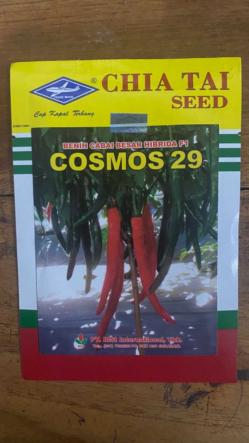 Jual Benih cabai besar hibrida F1 COSMOS 29 isi 10gr dari CAP KAPAL TERBANG di Seller UD ...