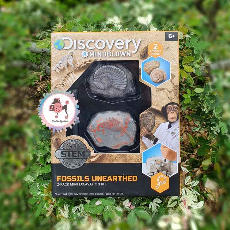 Jual Discovery Mindblown Fossils Unearthed Mini Excavation Kit 2pack Di ...