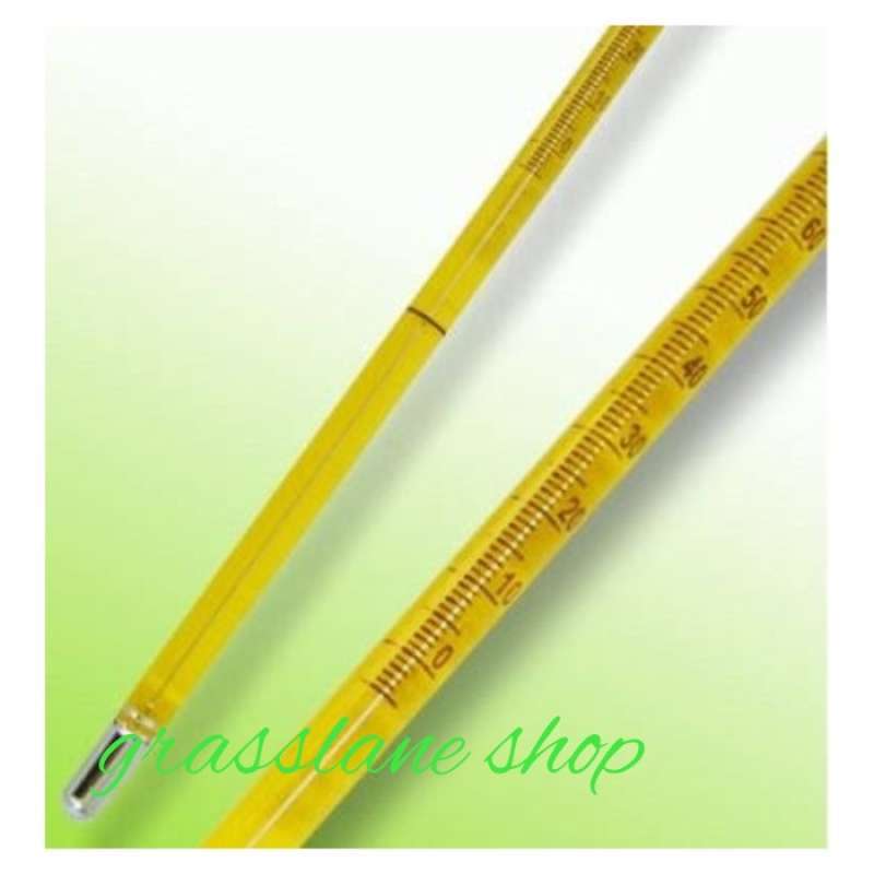 Jual Thermometer Kaca Glass Air Laboratorium 0-400 HG - Multicolor di ...