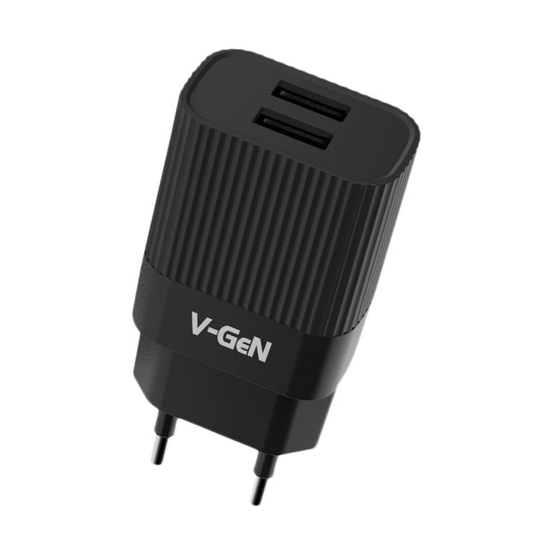 Promo V-GEN VTC2-04 Adaptor Charger [2 Port/ 2.4 A] Diskon 30% di ...