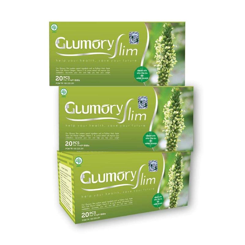 Jual Glumory Slim Minuman Kesehatan [3 box/ 60 sachet] di Seller THC ...