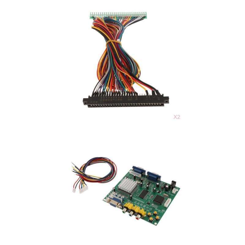 Jual Practical 28p Jamma Harness Extension + Hd Video Converter Adapter ...