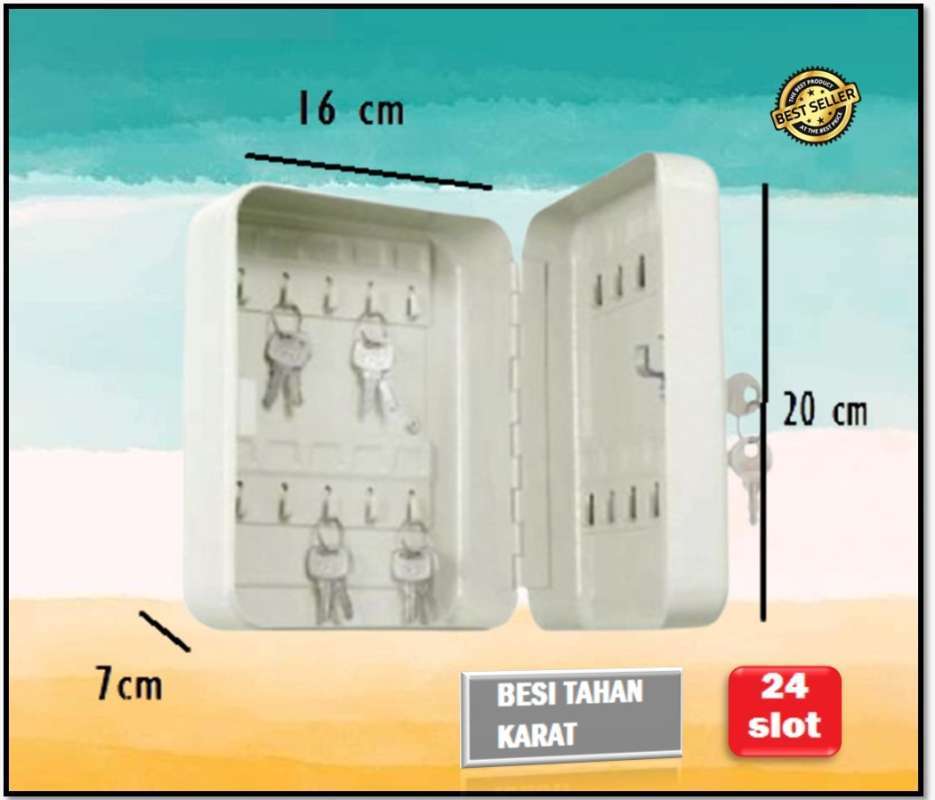 Jual Keybox Kotak Kunci Besi Dinding Key Box Cabinet Kotak Gantungan ...