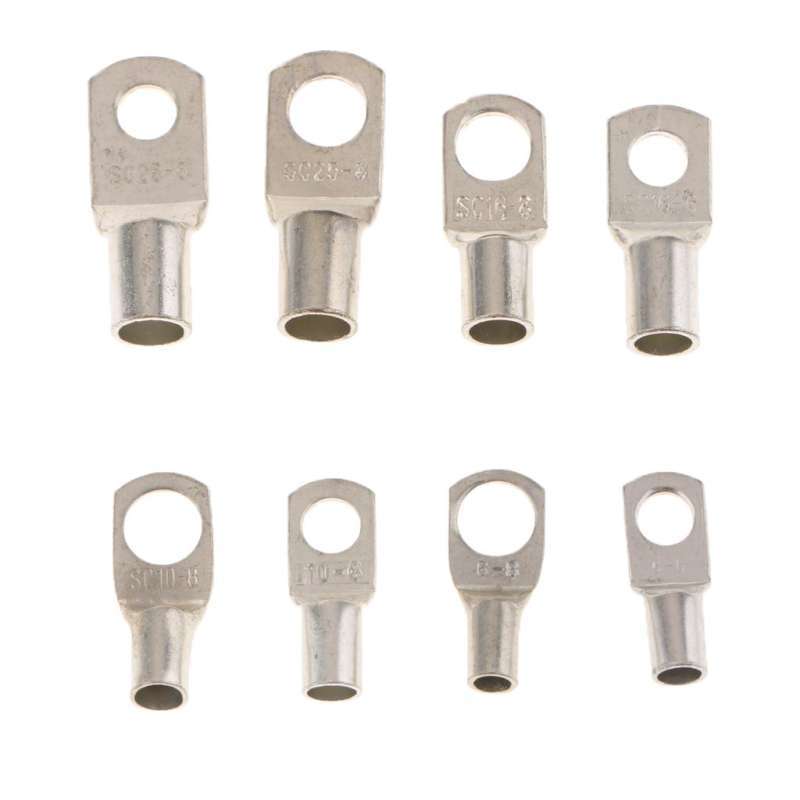 Jual 60x Battery Cable Ends Lugs Ring Terminals Connectors Tin Plated ...