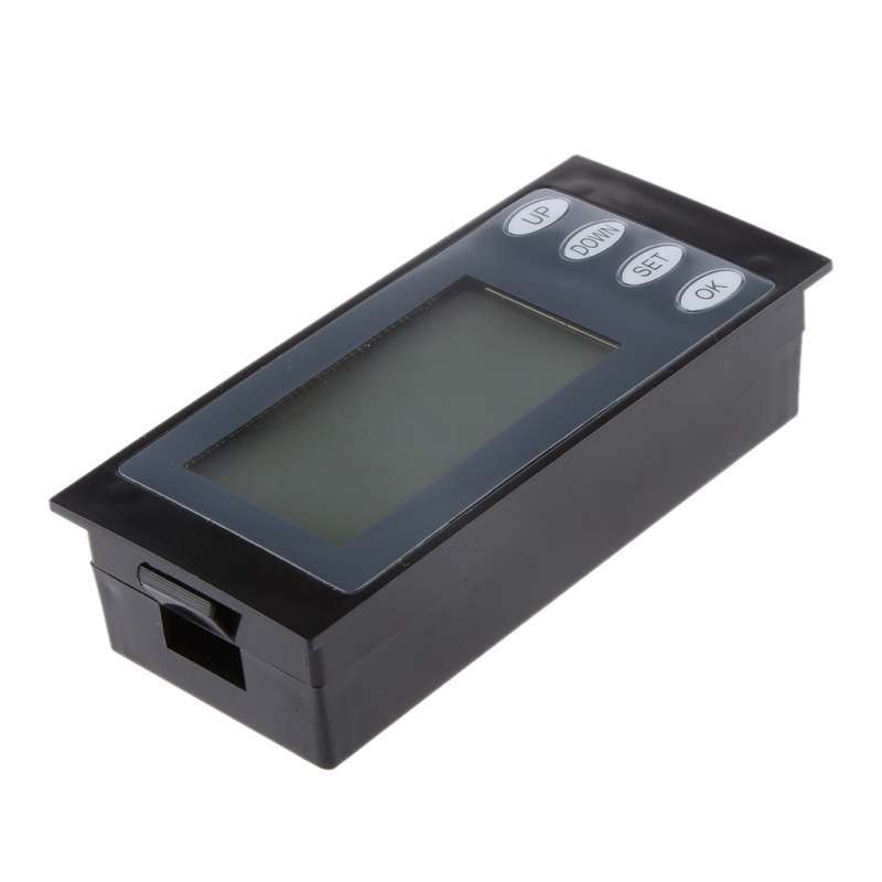 Jual 20a Ac Digital Led Power Meter Monitor Voltage Kwh Time Energy ...