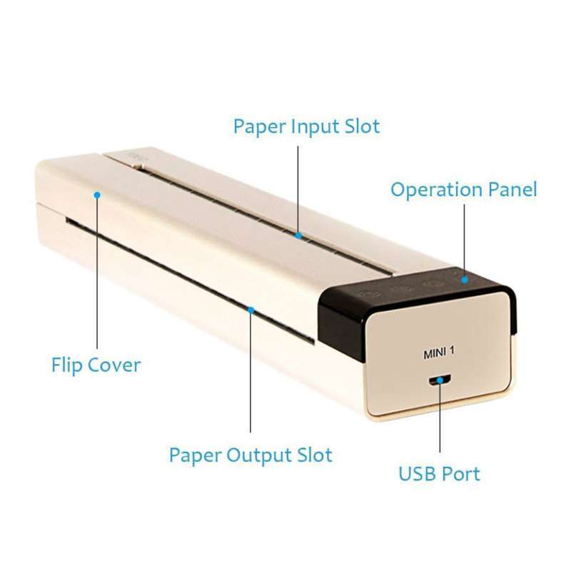 Jual Portable Mini Usb Tattoo Stencil Printer Thermal Copier Transfer ...