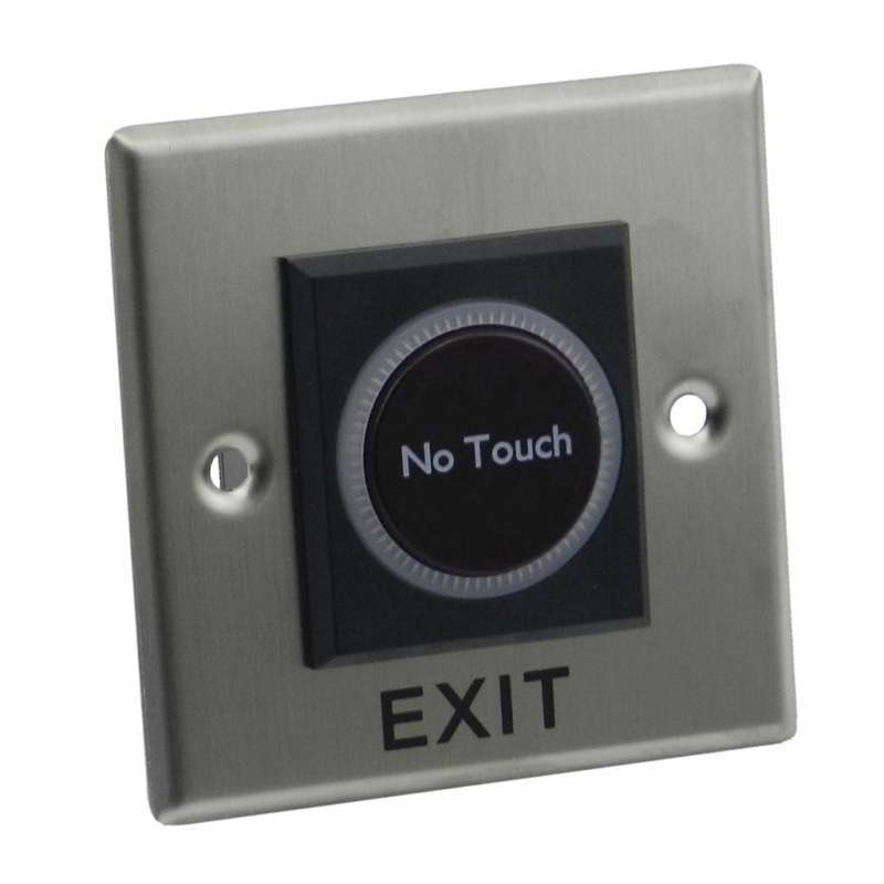 Promo Infrared IR Sensor NO-Touch Door Release Button Exit Button With LED Light Diskon 17% di ...
