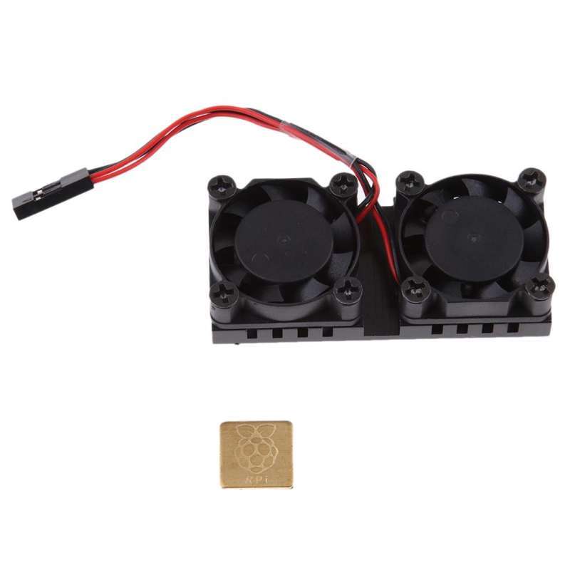 Jual Dual Fan Cooling System Module With Heat Sink For Raspberry Pi 3b ...