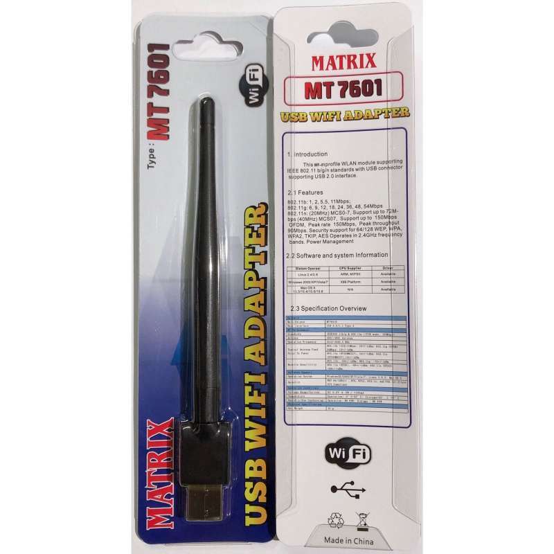 Jual Usb Adapter / Wifi Dongle Matrix Untuk Receiver Parabola Dan ...
