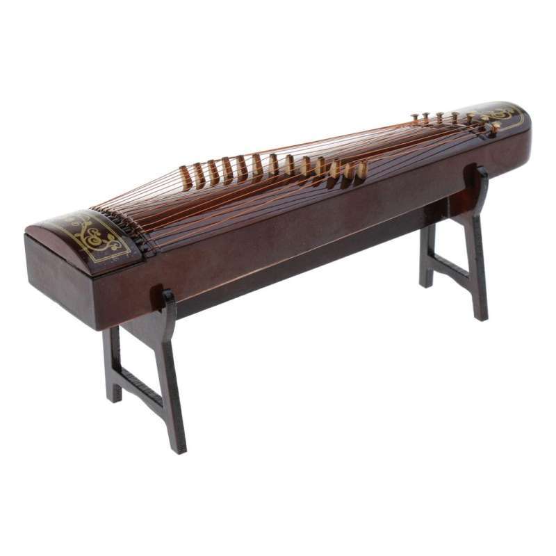 Jual Mini Wood Chinese Zither Model Musical Instrument For Kids ...