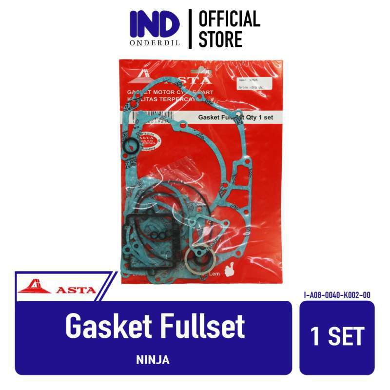 Jual Gasket Perpak-Fullset-Topset Paking-Packing Full-Top-Set Ninja 150R-150 R Merk Asta di ...