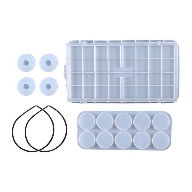 Jual Chessboard Crystal Epoxy Casting Mould Pieces Crafts for Sling ...