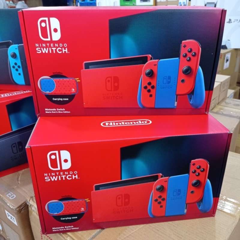 Jual Sale Nintendo Switch V2 Mario Red & Blue Di Seller Store Hanzo ...