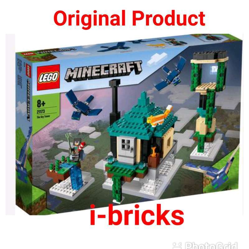 Jual LEGO Minecraft 21173 The Sky Tower di Seller I-Bricks Official ...