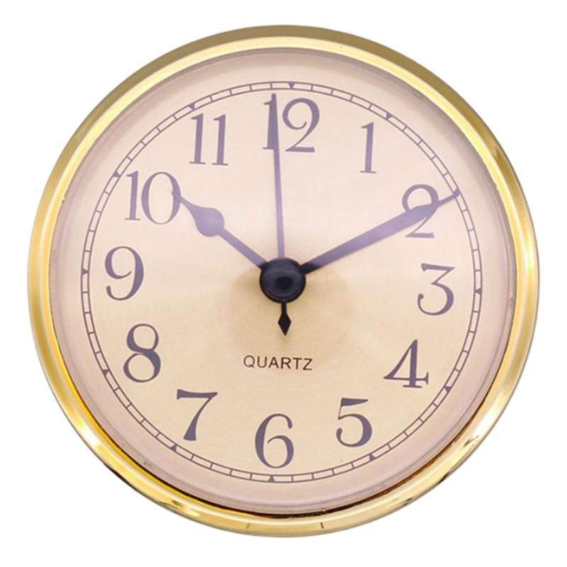 Promo 90mm Quartz Clock Insert Arabic Numbers DIY Repair Parts Clock ...