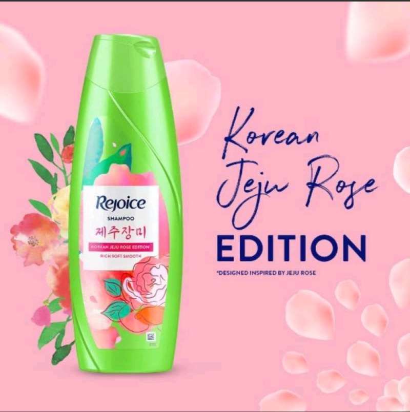 Jual Rejoice Rich Korean Jeju Rose Edition Shampo 340 Ml Di Seller ...