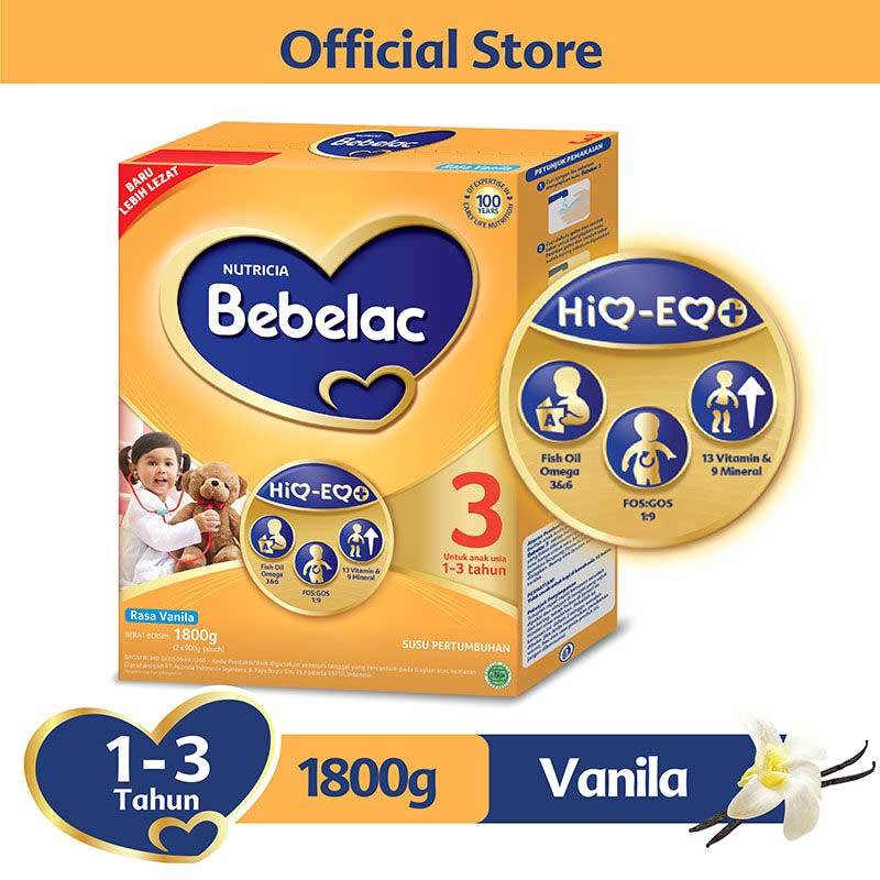 Jual Bebelac 3 Vanila Susu Formula [1800 g] di Seller Alfamidi Official ...