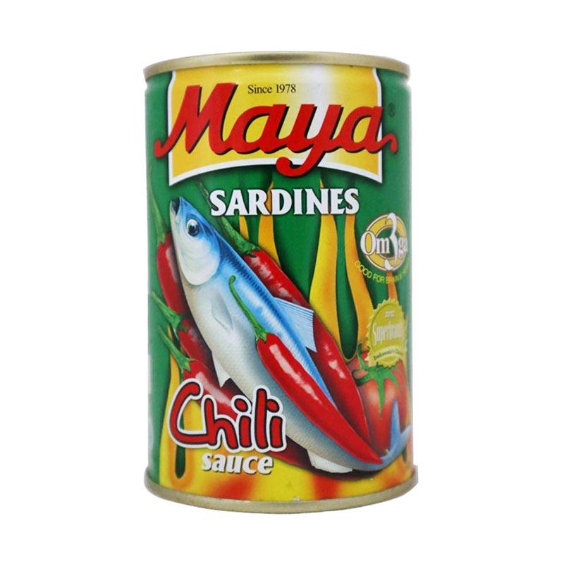 Promo Maya Sardines Chili Sauce Makanan Kaleng [425 g] Diskon 6% di ...