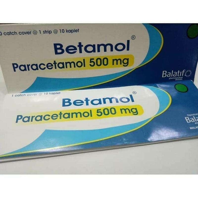 Jual Betamol Paracetamol 500 mg Obat Kesehatan [1 Strip/ 10 Kaplet] di ...