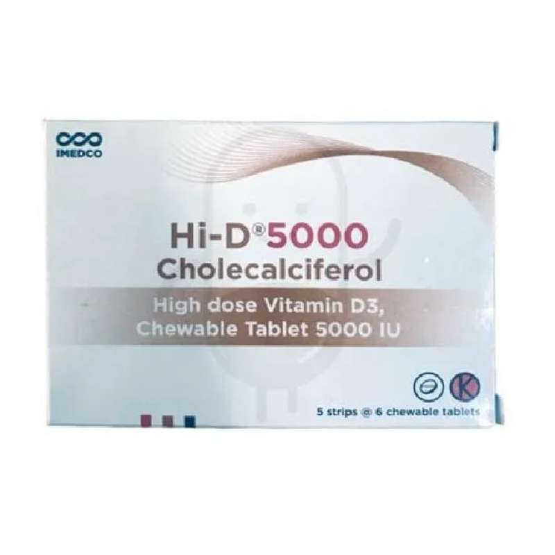 Jual HI-D 5000 IU BOX 30 TABLET di Seller Apotek MOSE - Apotek MOSE ...