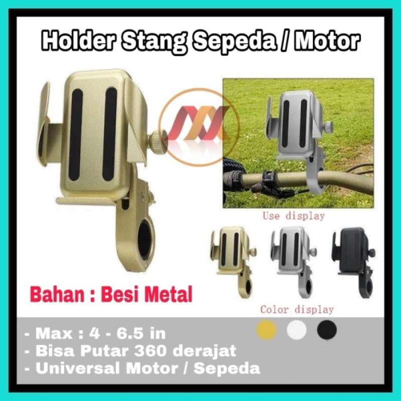 Jual Ht-holder Stang Sepeda / Stang Motor Bahan Besi Metal Universal ...