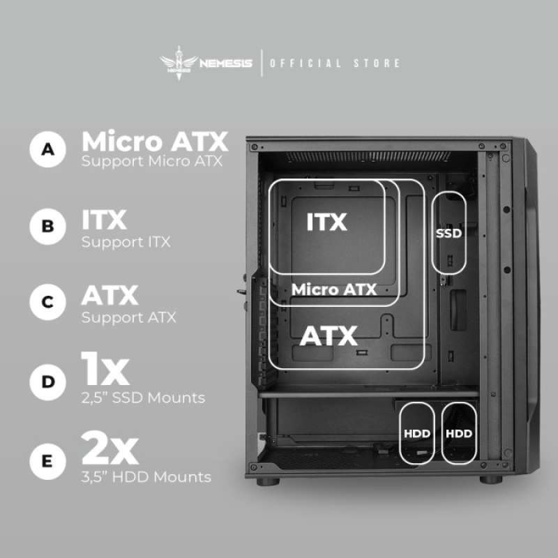 Jual Casing Gaming Nyk Nemesis T60 Abaddon Di Seller Mides Computer ...