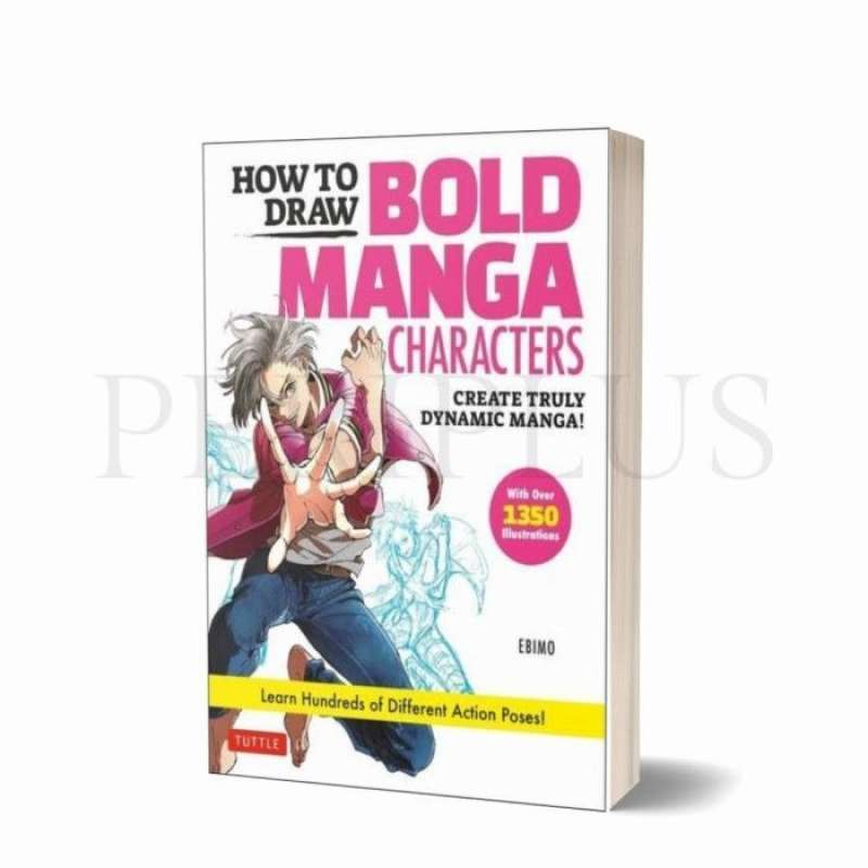 Promo Original How to Draw Bold Manga Characters - 9784805316757 Buku ...