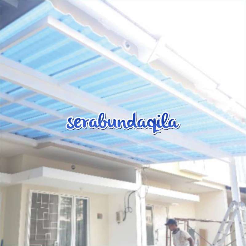 Jual Kanopi Rangka Besi Atap Upvc Alderon Translucent Di Seller ...