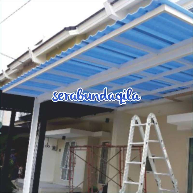 Jual Kanopi Rangka Besi Atap UPVC Alderon Translucent - 40x60 di Seller ...