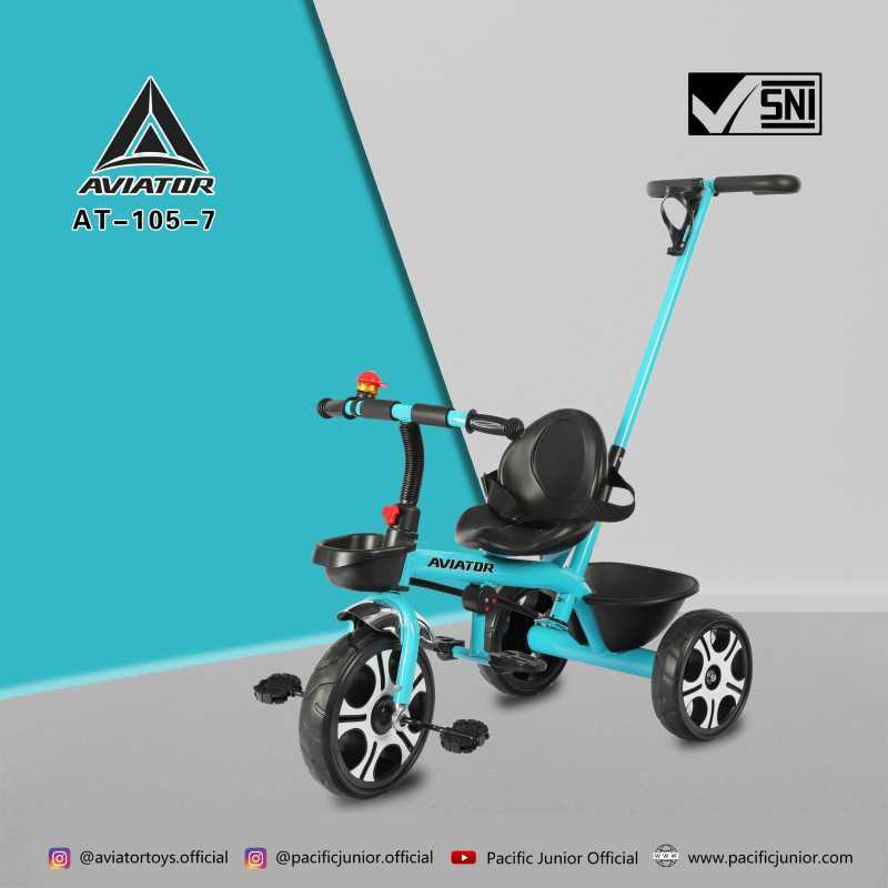 Promo Sepeda Anak Roda Tiga Aviator 105-7 Sepeda Stroller Fitur Bangku ...