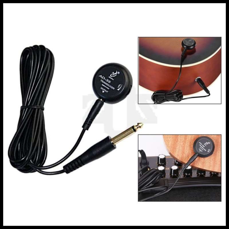 Jual Pickup Tempel Adeline Ad-35 Transducer Mic Microphone Biola Gitar ...