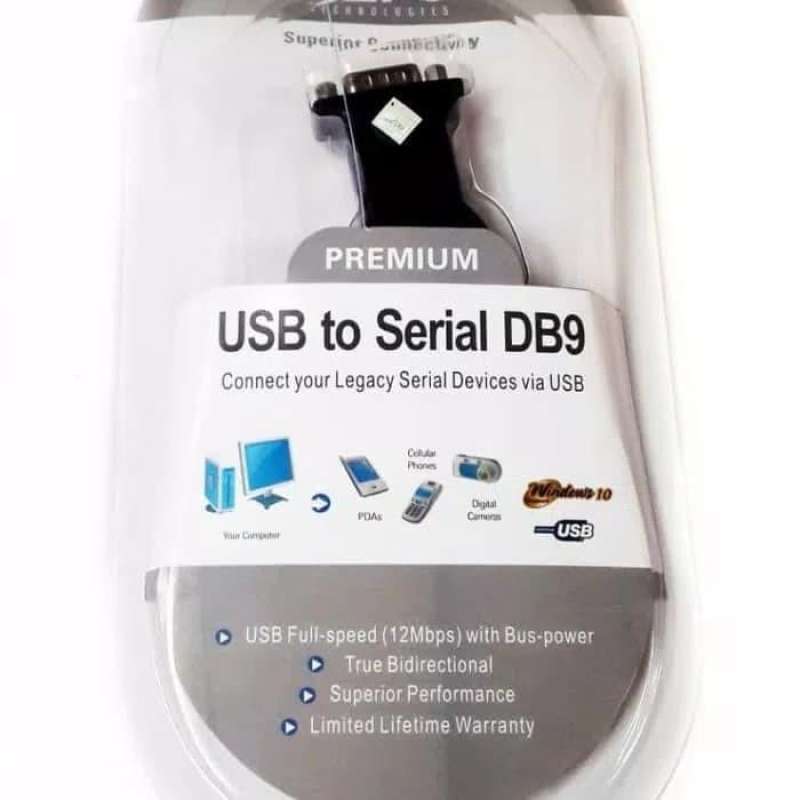 Jual Kabel Converter USB to RS232 Serial DB9 BAFO BF 810 Cable Data ...