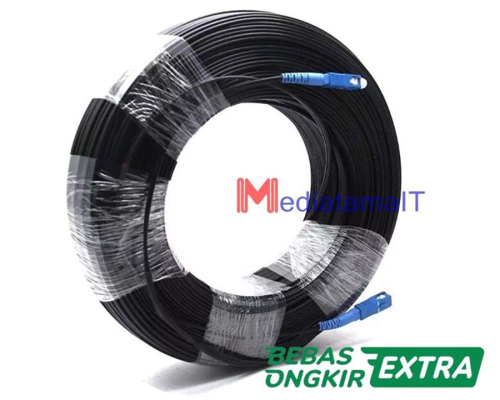 Jual Kabel FO Fiber Optik Precon SC Dropcore FTTH - 20 Meter di Seller ...