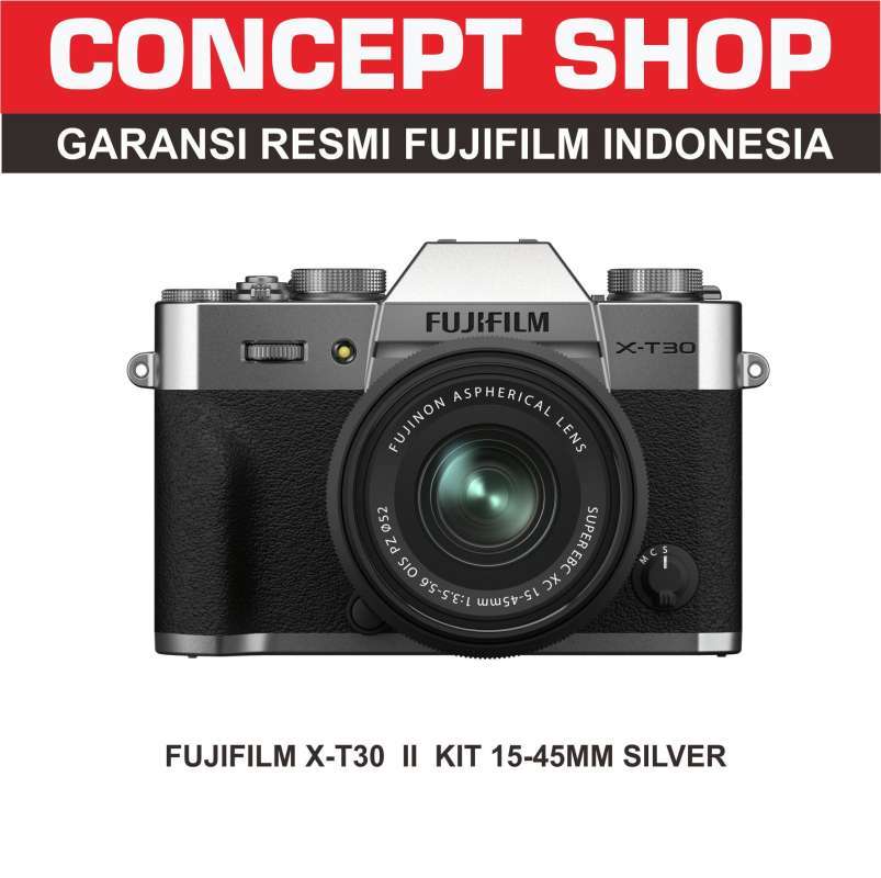 Jual Concept Shop - Fujifilm X-t30 Ii Kit 15-45. Xt30 Ii. Xt 30 Ii - Silver Di Seller Concept ...