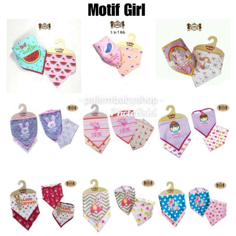 Jual Petite Mimi Slaber Dengan Berbagai Macam Motif Girl 2in1 Dalam 1 ...