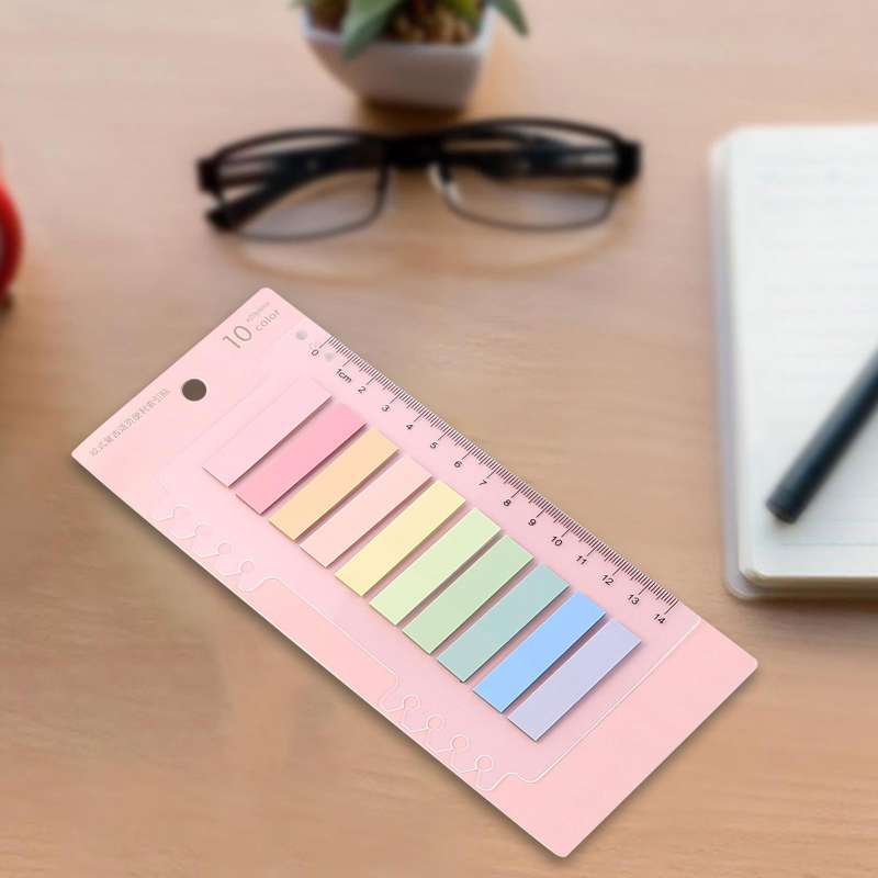 Jual Writable Sticky Notes Index Tabs Macaron Labels Morandi for Filing ...