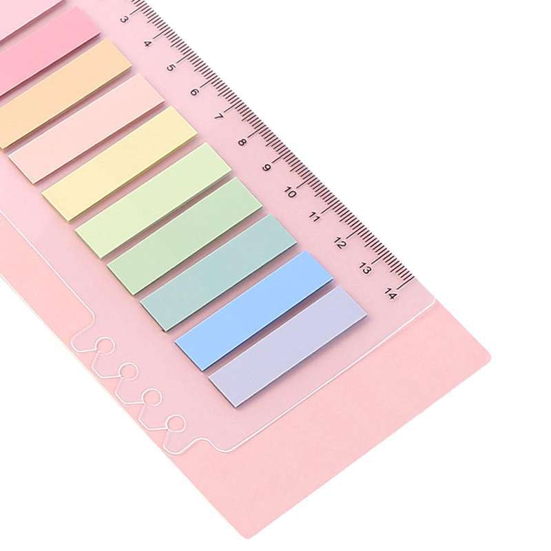 Jual Writable Sticky Notes Index Tabs Macaron Labels Morandi for Filing ...