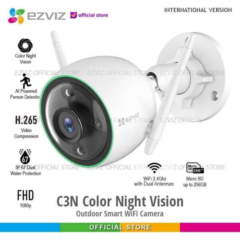 Jual Ezviz C3n Color Night Vision Full Hd 1080p Ip Cam Outdoor Kamera ...