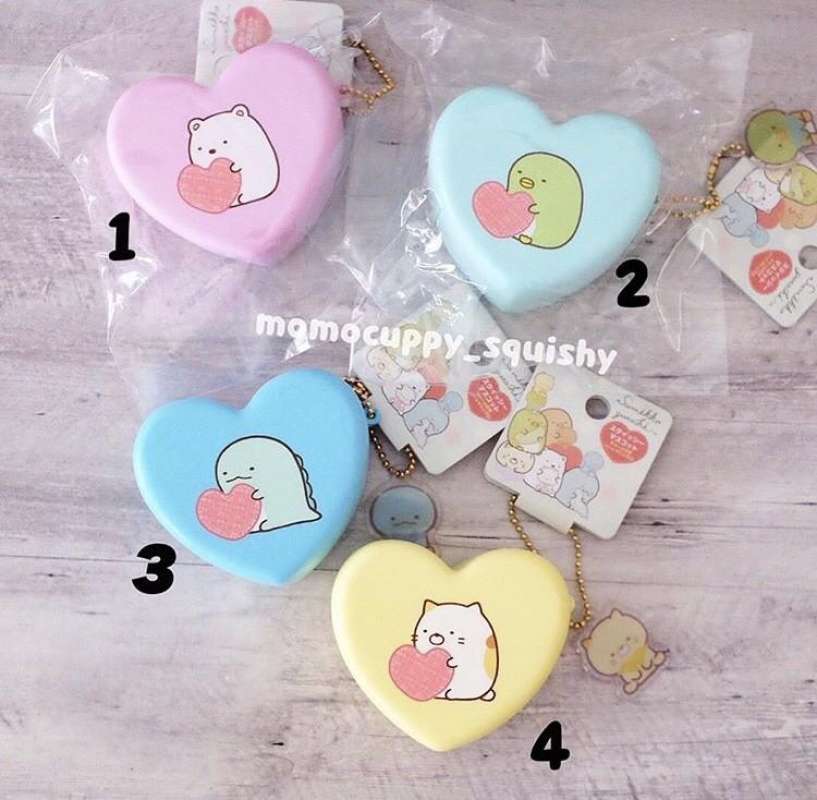 Jual SQUISHY LICENSED heart shape sumikko gurashi by sanx/NIC ORIGINAL ...