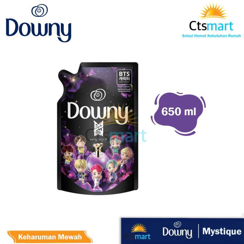 Promo Downy Mystique Pewangi dan Pelembut Pakaian Konsen Reffil 680 ML ...
